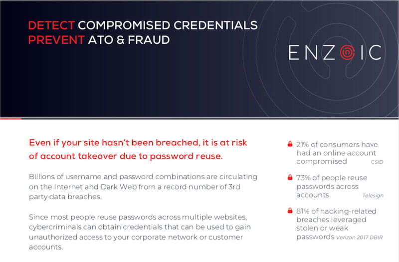 Detect Compromised Credentials. Get Online Fraud Protection. - Enzoic Detect Compromised Credentials. Get Online Fraud Protection. - Enzoic
